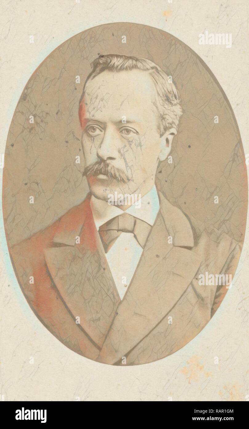 Portrait of Professor H. E. Moltzer, Anonymous, 1890 - 1900. Reimagined ...