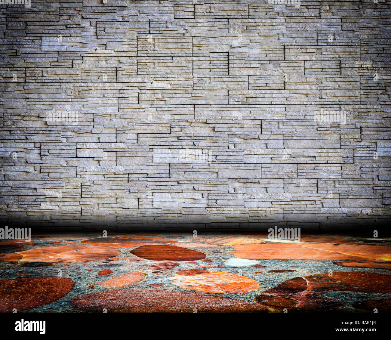 Urban Grunge Interior Brick Wall Stage Texture Background Stock Photo ...