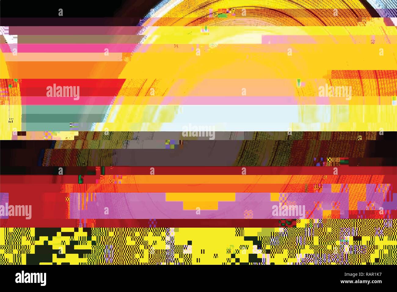Colorful glitch Stock Vector Images - Alamy