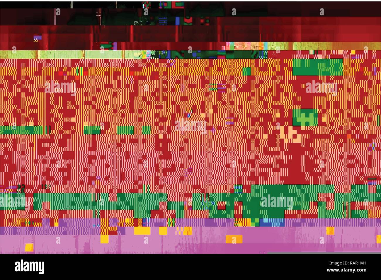 Colorful glitch Stock Vector Images - Alamy
