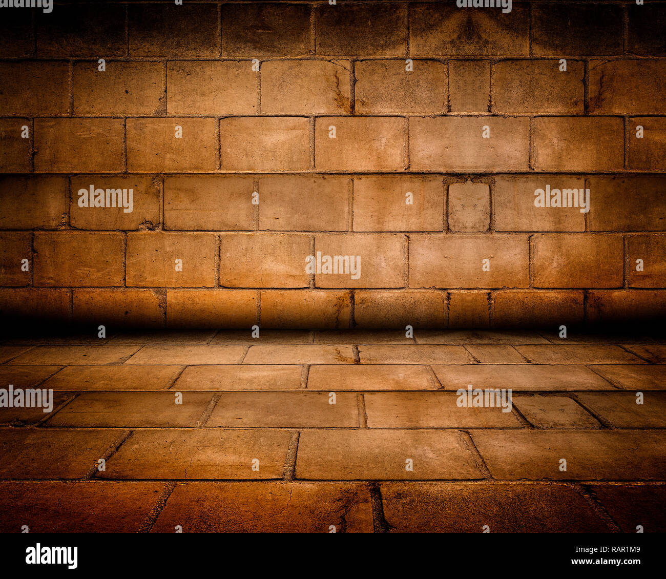 Urban Grunge Interior Brick Wall Stage Texture Background Stock Photo ...
