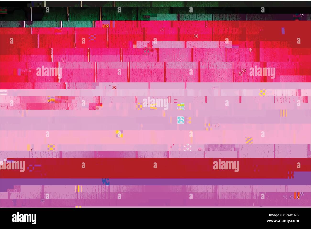 Colorful glitch Stock Vector Images - Alamy
