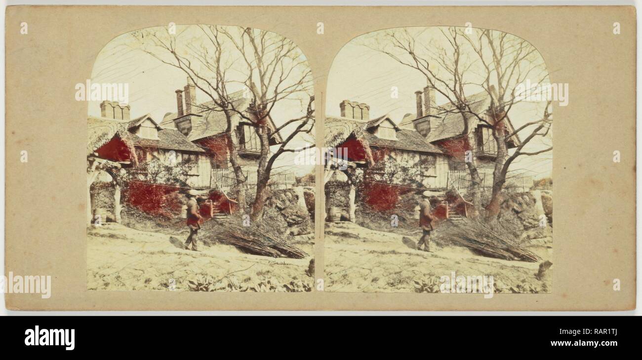 Swiss Cottage Tunbridge Wells, UK, Anonymous, 1850 - 1880. Reimagined by Gibon. Classic art with ...