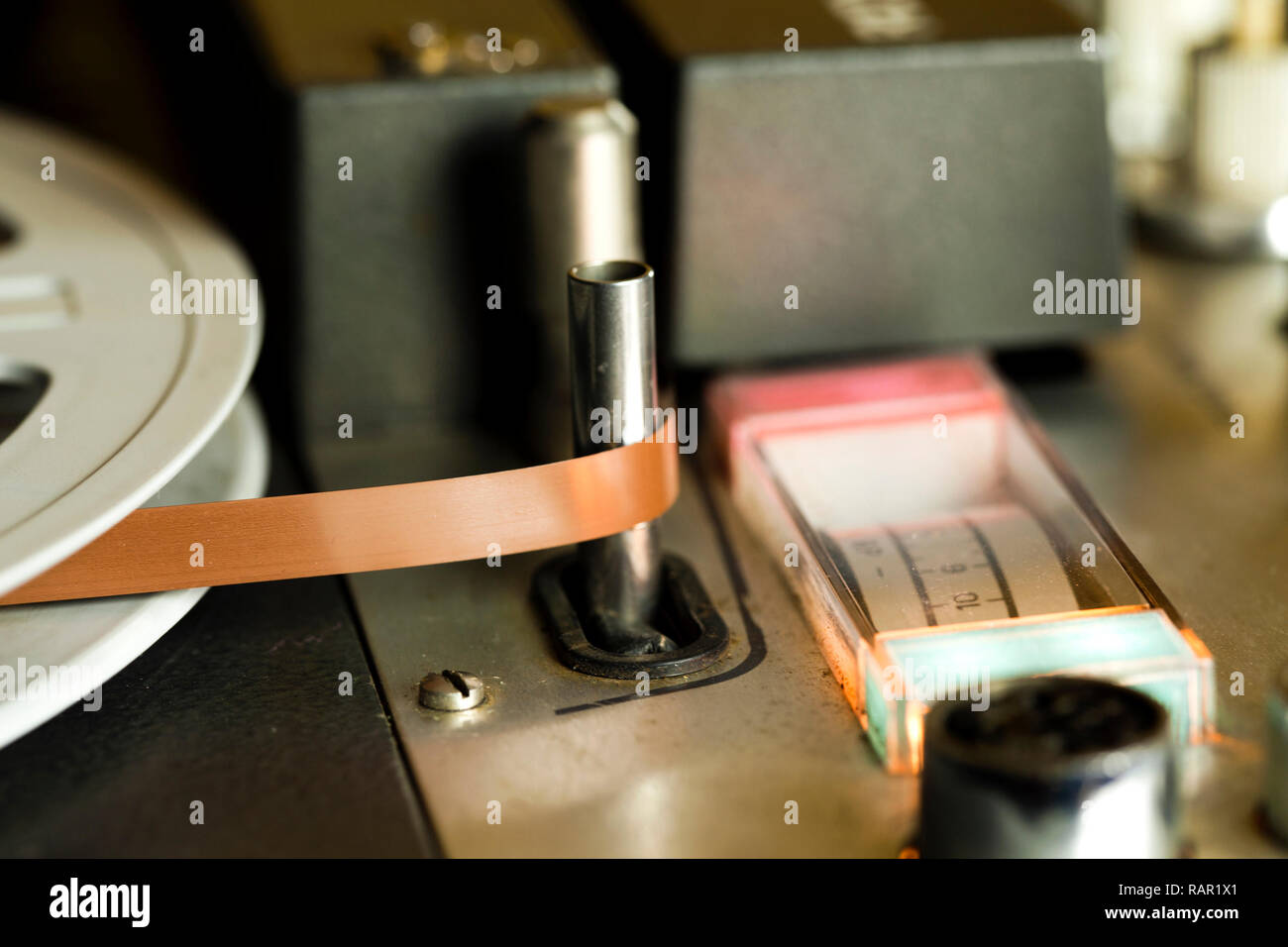 Vintage Analog Retro Tape Recorder and Player Photo Stock Photo - Alamy