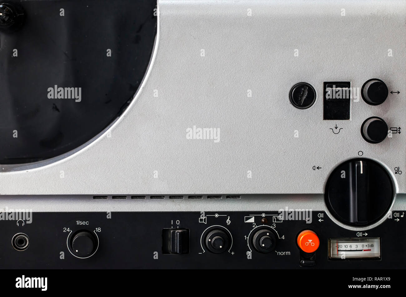 Vintage Analog Retro Tape Recorder and Player Photo Stock Photo - Alamy