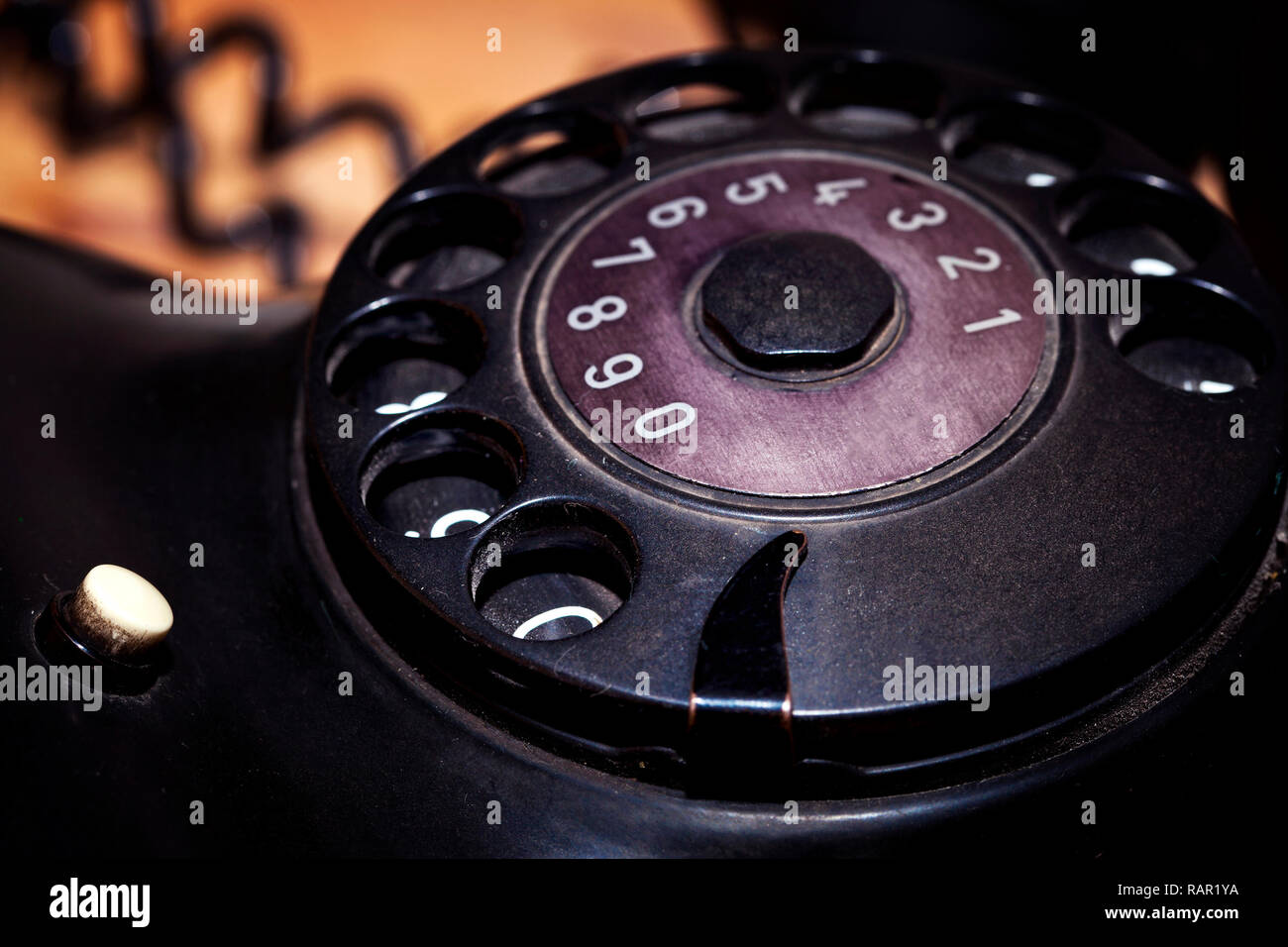 Vintage Antique Retro Telephone Old Communication Device Photo Stock ...