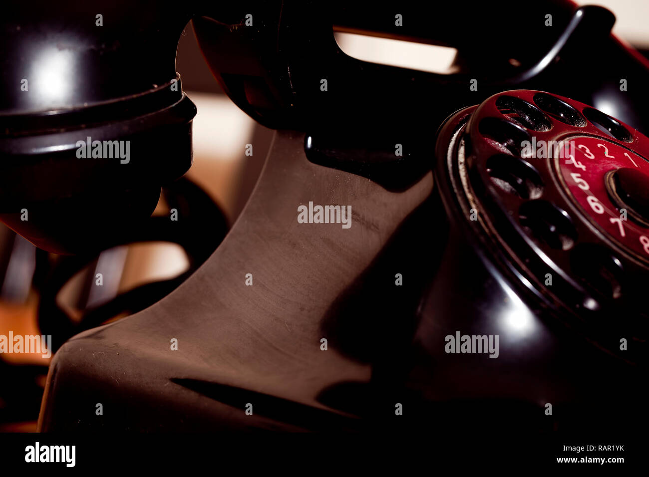 Vintage Antique Retro Telephone Old Communication Device Photo Stock ...