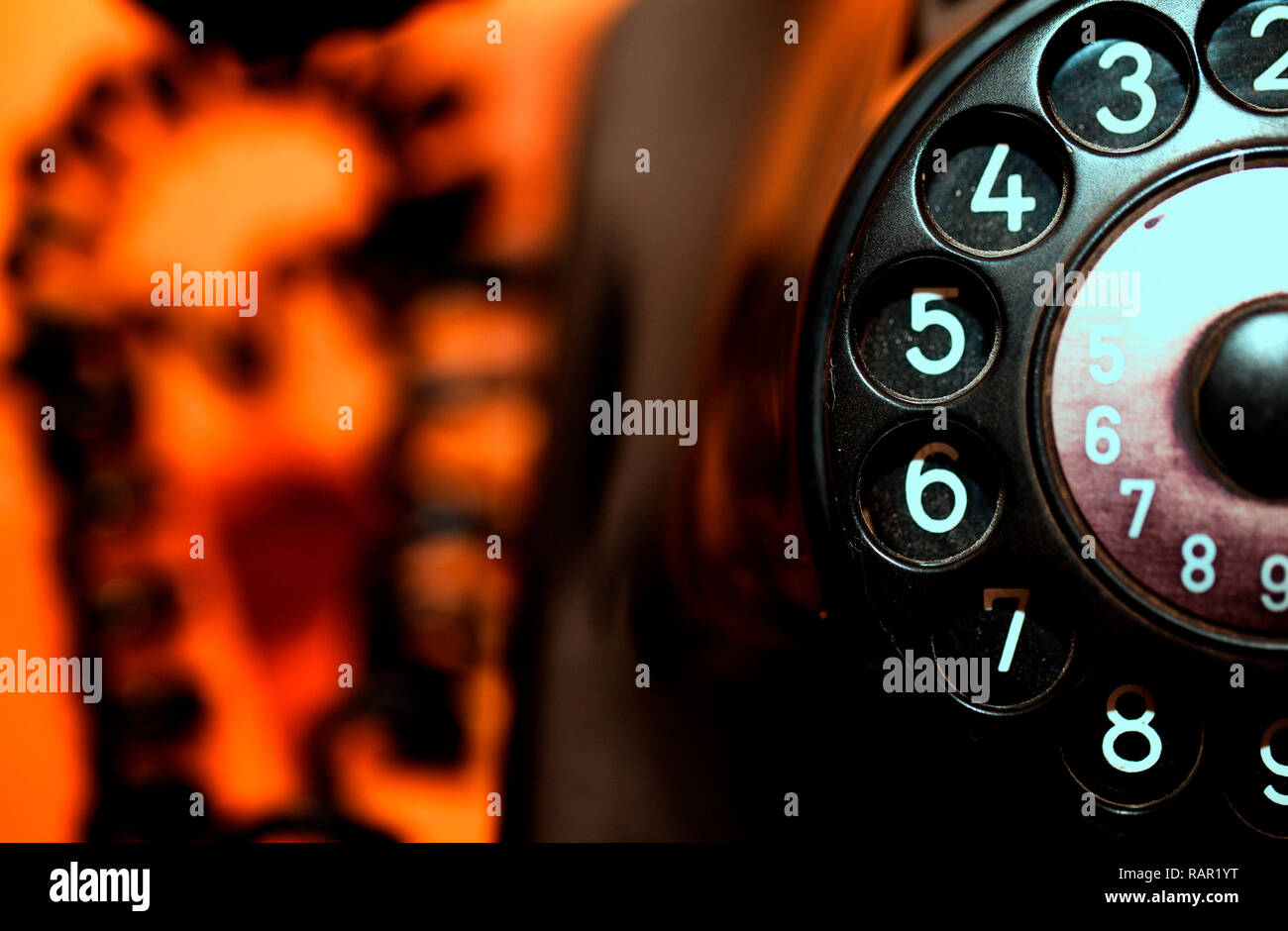 Vintage Antique Retro Telephone Old Communication Device Photo Stock ...