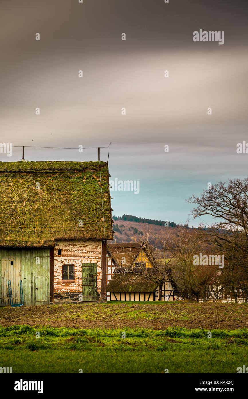 Vintage Old German Architecture Farm House Photo Stock Photo - Alamy