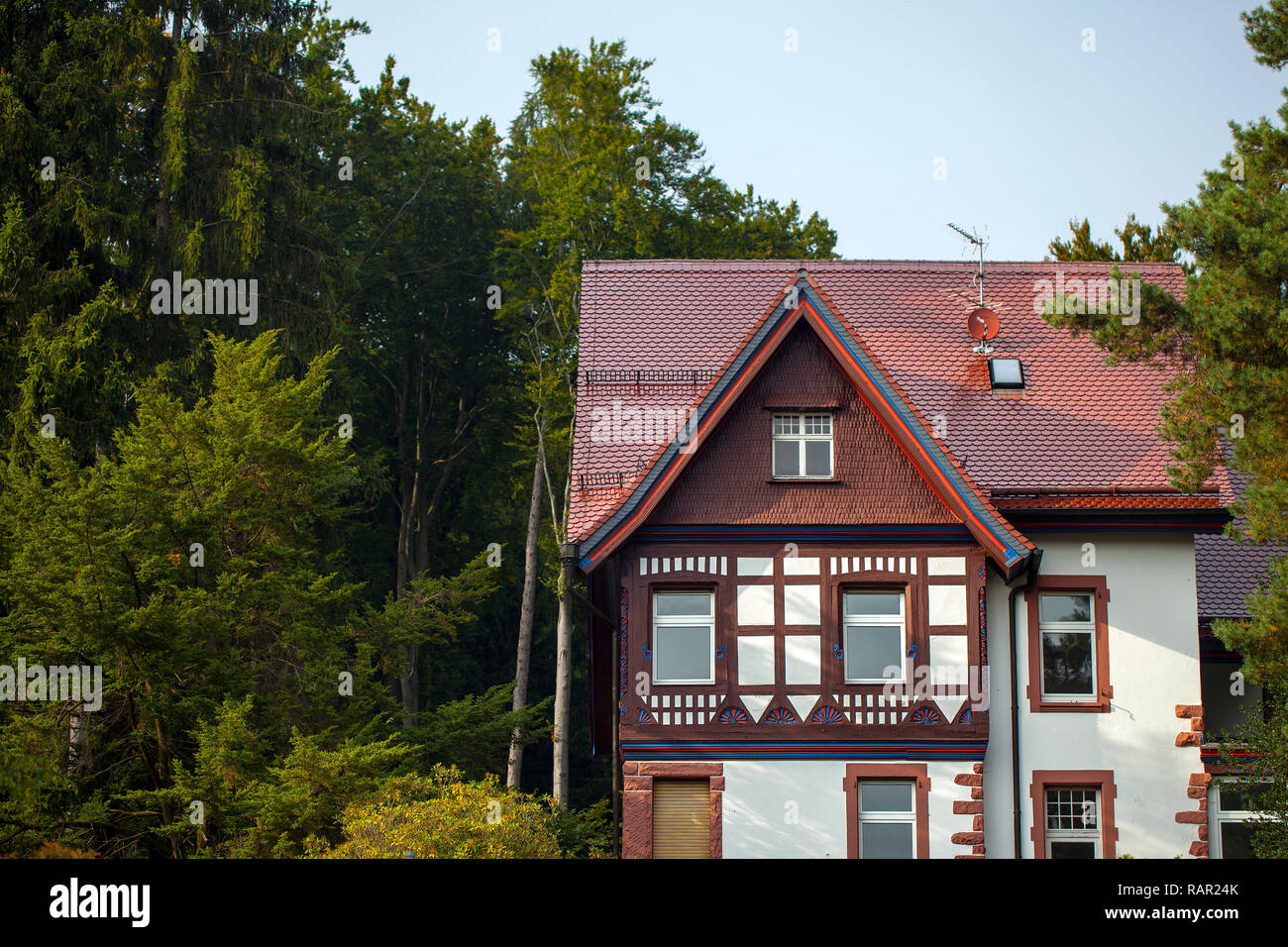 Vintage Old German Architecture Farm House Photo Stock Photo - Alamy