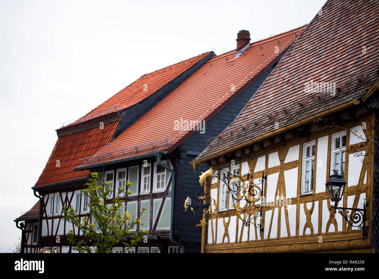 Vintage Old German Architecture Farm House Photo Stock Photo - Alamy