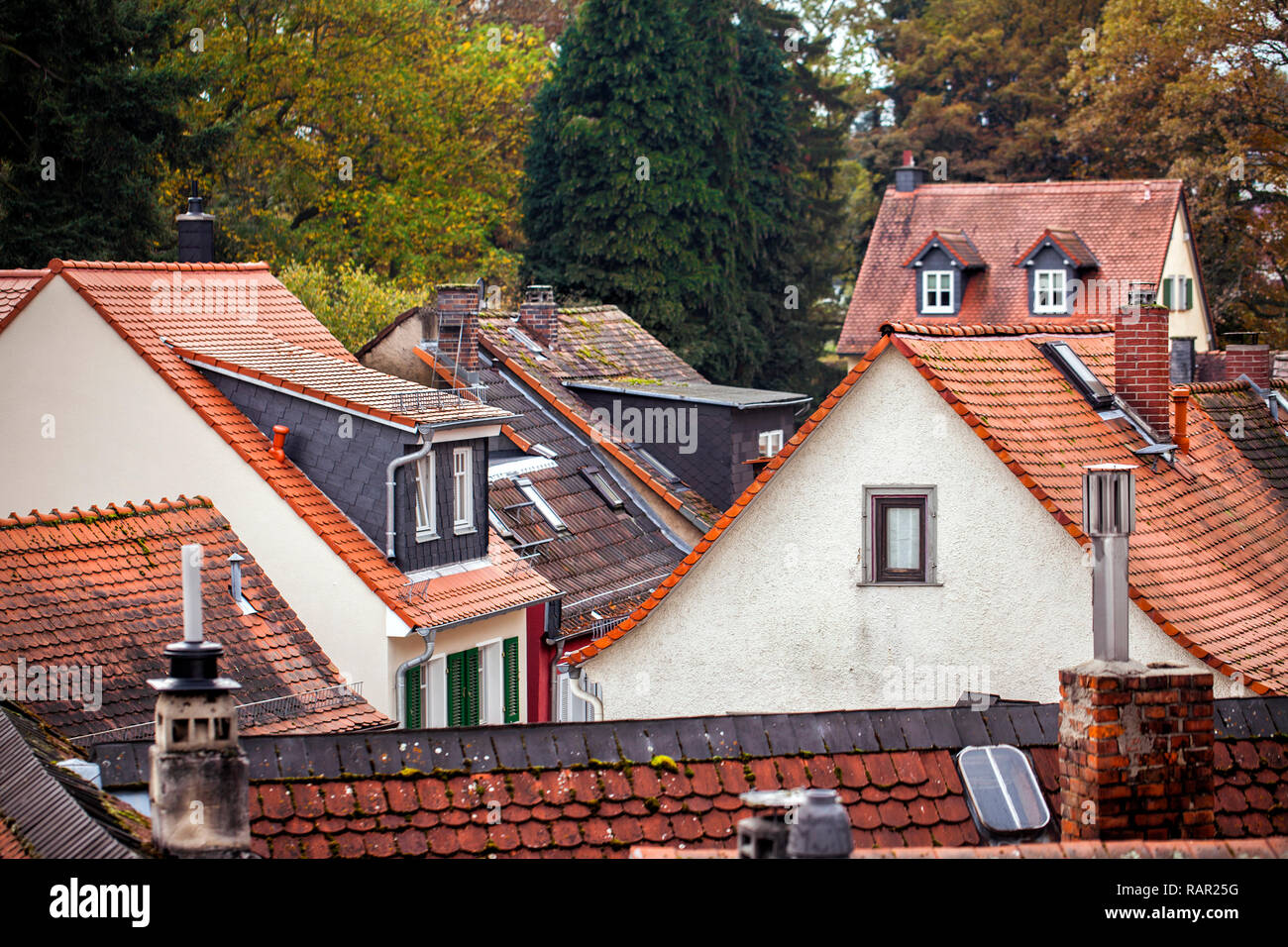 Vintage Old German Architecture Farm House Photo Stock Photo - Alamy