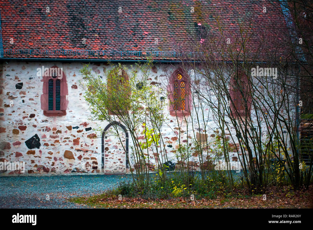 Vintage Old German Architecture Farm House Photo Stock Photo - Alamy