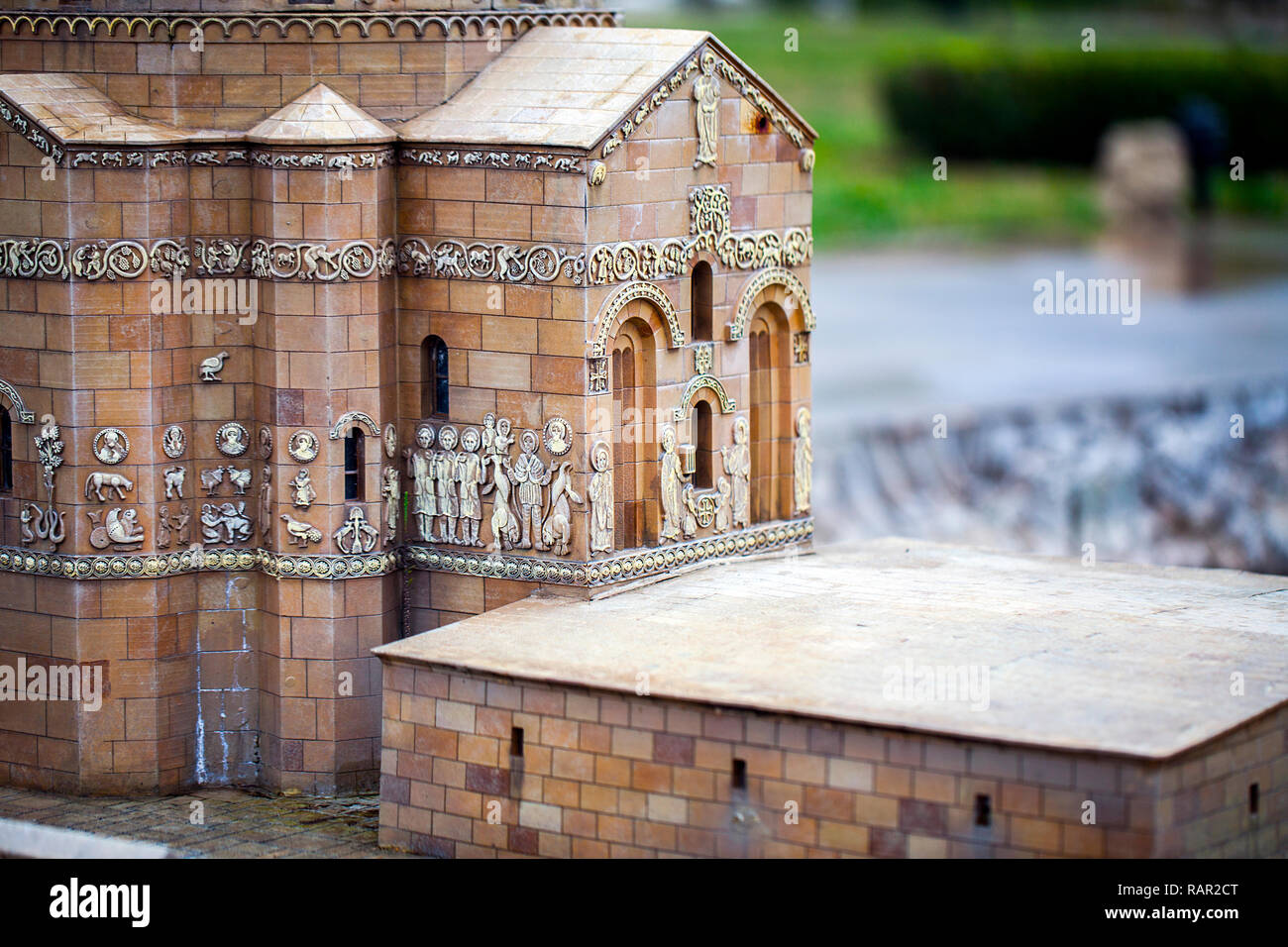 Model Art of Historical Building. The Imitation was taken from a museum ...