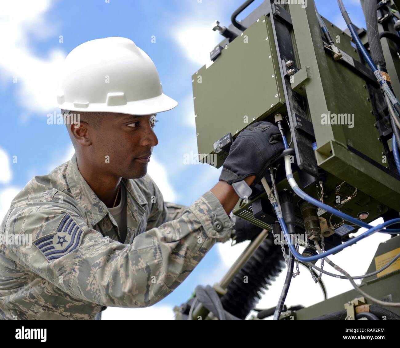U.S. Air Force Tech. Sgt. Quinton Jones, 644th Combat Communication ...
