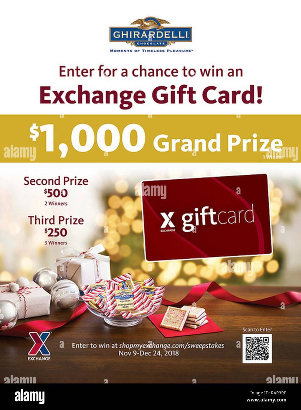 The Army & Air Force Exchange Service has a treat waiting for six lucky ...