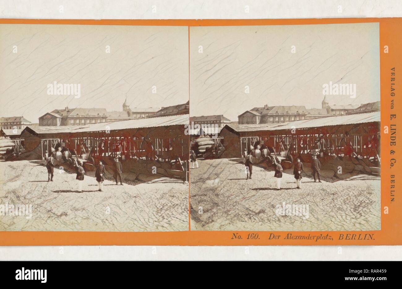 Alexanderplatz, Berlin, Germany, Johann Friedrich Stiehm, E. Linde & Co ...