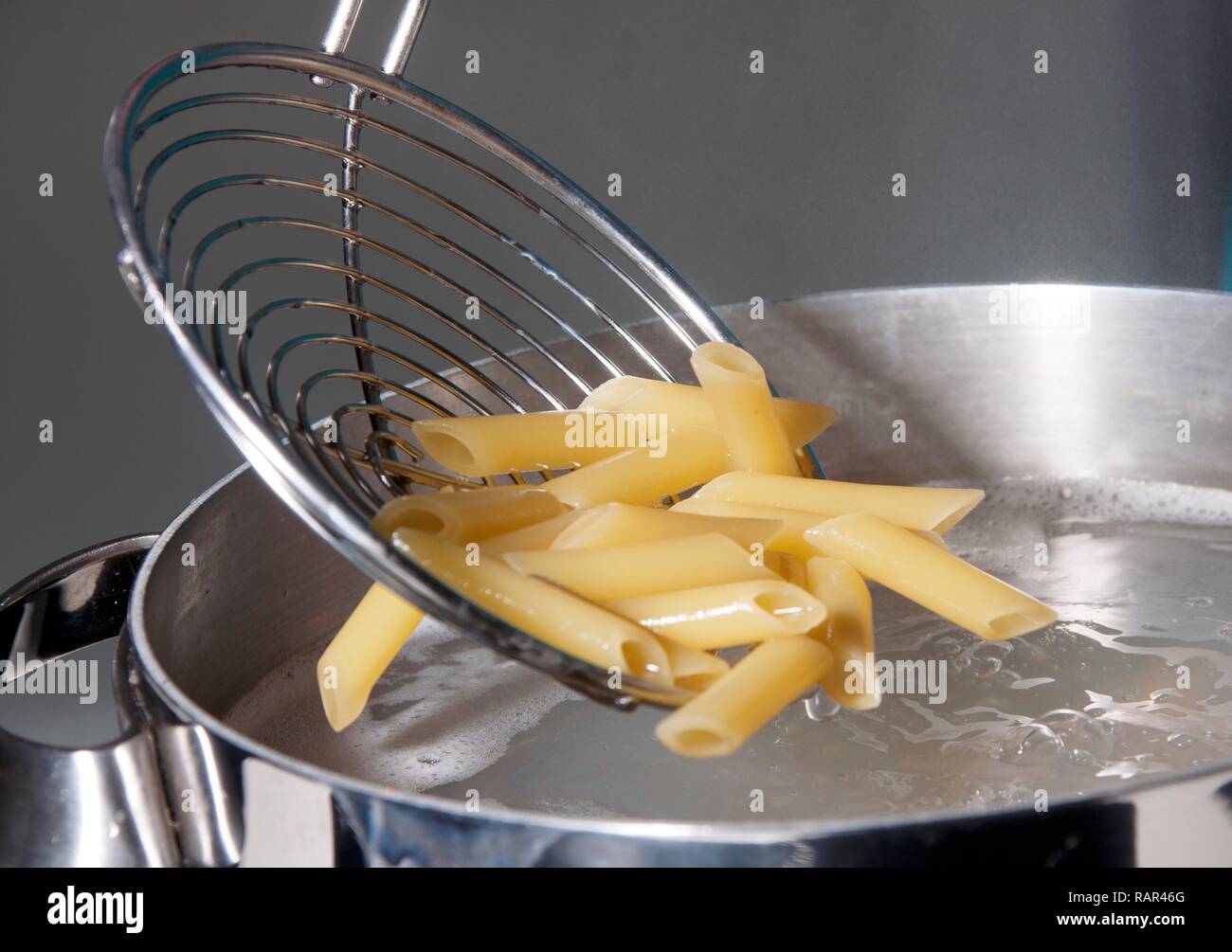 Cooking Pasta, Pasta, Penne Stock Photo - Alamy