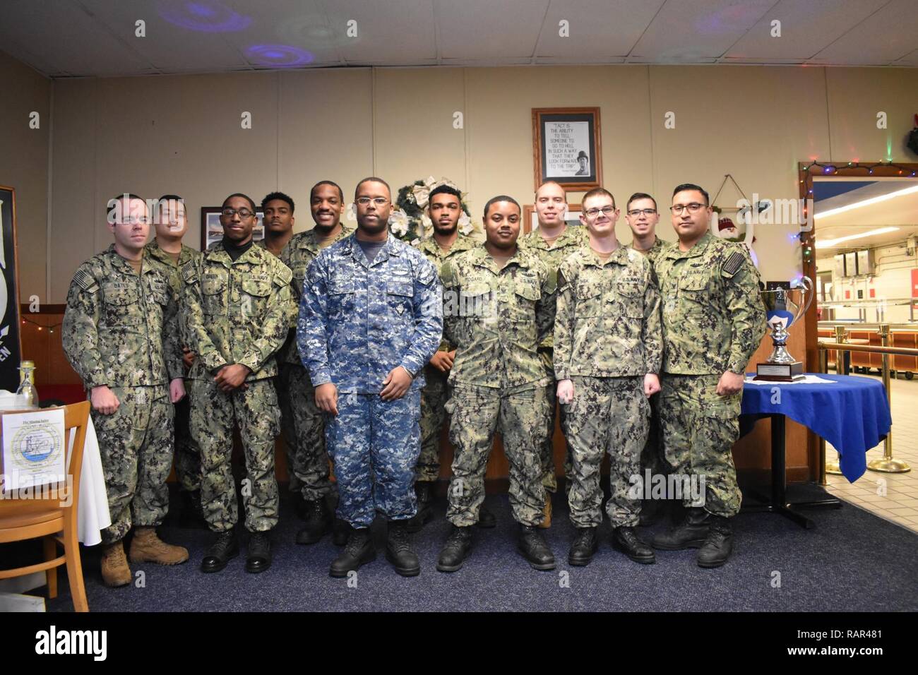 GROTON, Conn. (Dec. 11, 2018) – Graduates of Naval Submarine Base ...