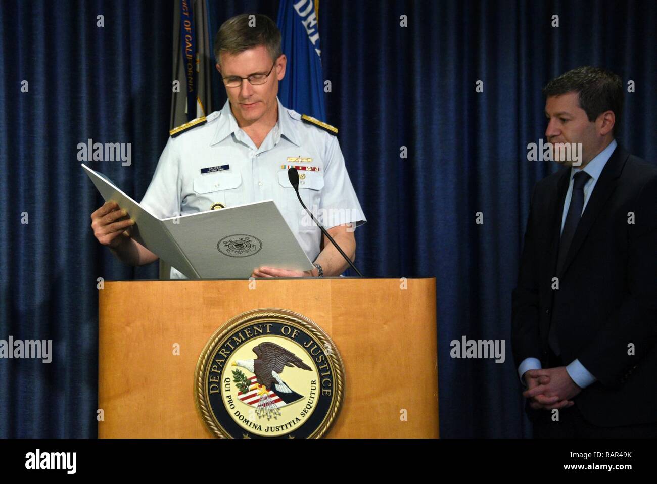 Rear Adm. Peter Gautier, commander, Eleventh Coast Guard District ...