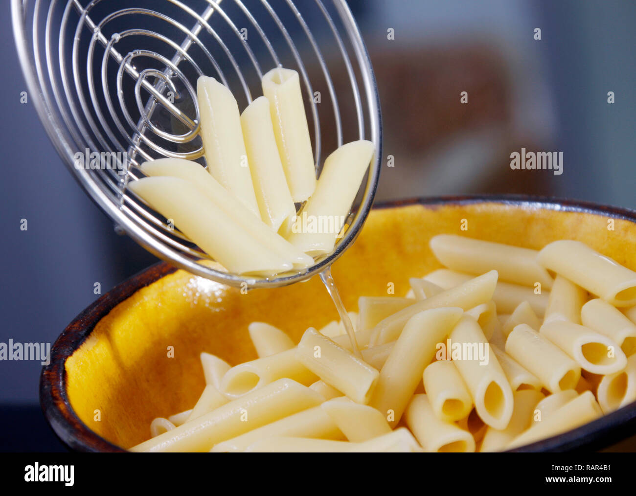 cooking pasta, Pasta, Penne Stock Photo - Alamy
