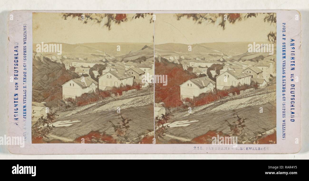 panoramic v. L.Schwalbach, Germany, Johann Friedrich Stiehm, Sophus ...