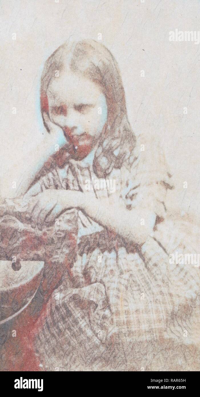 Portrait of Rosamond Constance Fox Talbot, attributed to William Henry ...