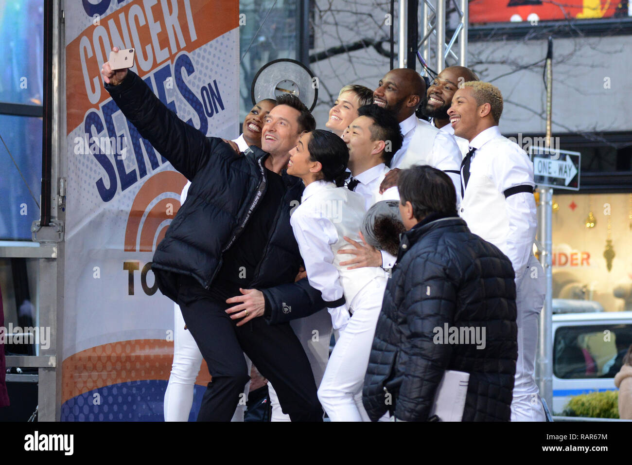 Hugh Jackman Performing at Today Show at Rockefeller Center Featuring ...