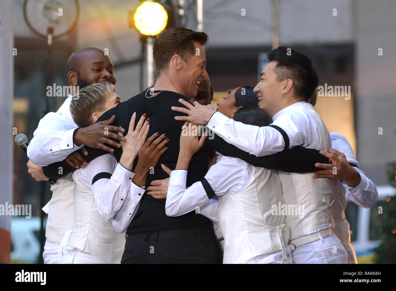 Hugh Jackman Performing at Today Show at Rockefeller Center Featuring ...