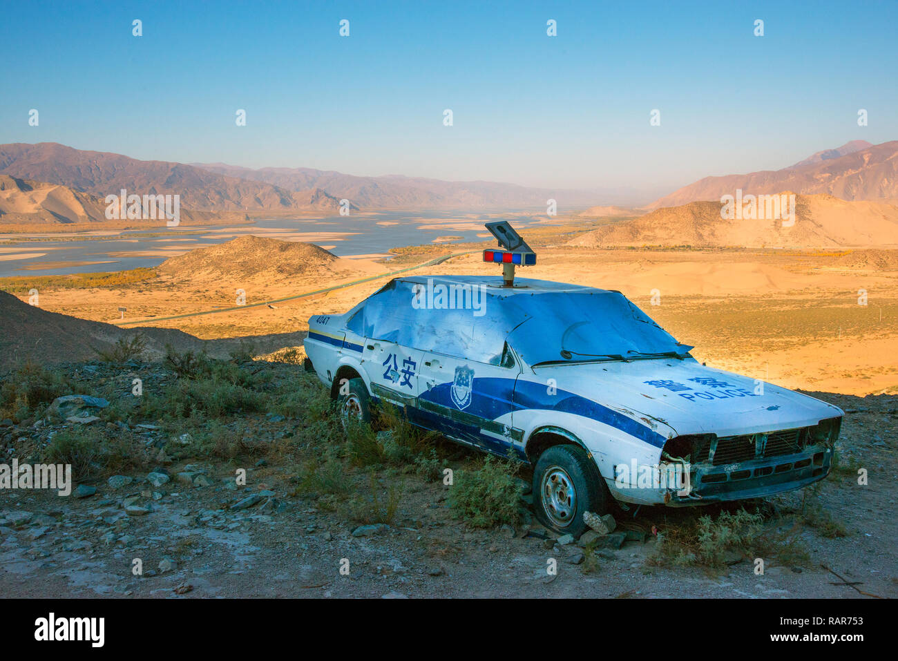 Police car traffic lights hi-res stock photography and images - Alamy
