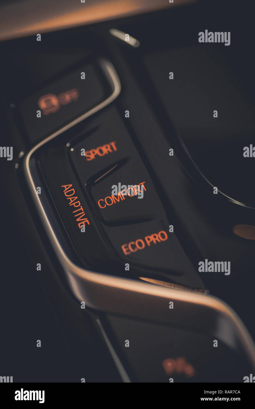 Driving mode eco sport hi-res stock photography and images - Alamy