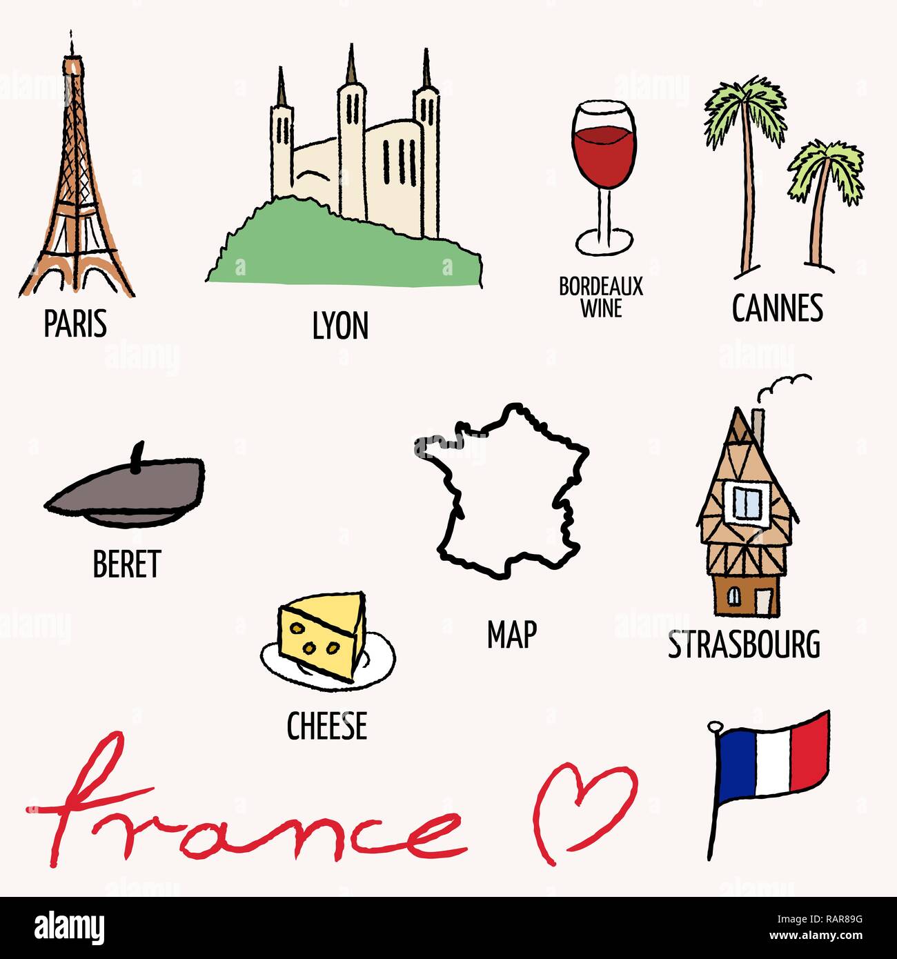 Bordeaux landmark Stock Vector Images - Alamy