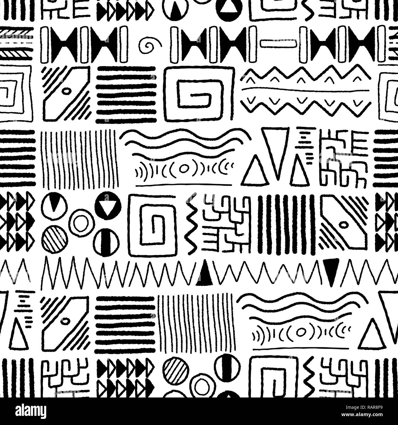 African ethnic pattern - indigenous art background. Africa style design ...