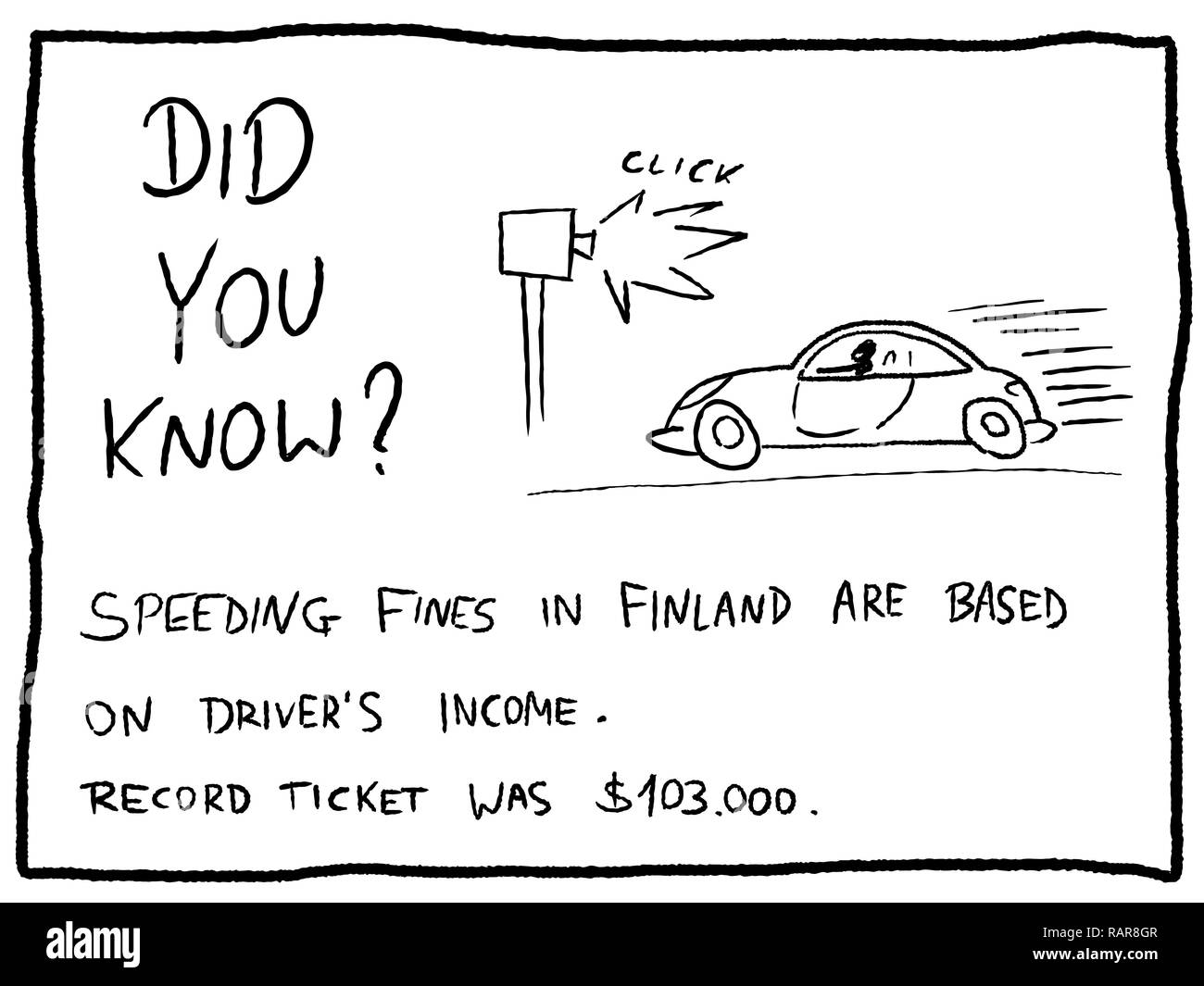 Fun fact trivia - useful doodle cartoon illustration usable as a ...