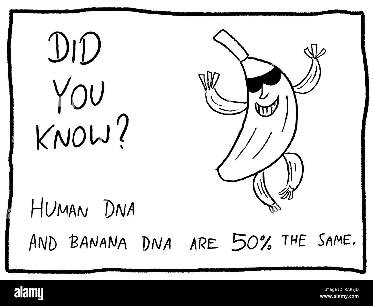 Fun fact trivia - useful doodle cartoon illustration usable as a ...