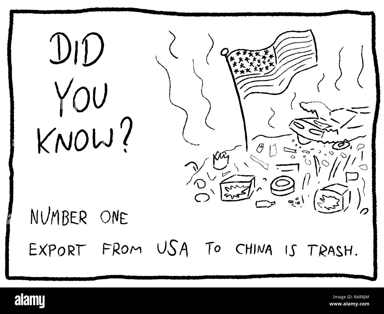 Fun fact trivia - useful doodle cartoon illustration usable as a ...