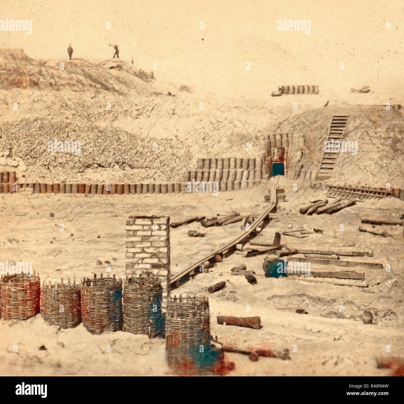 View of Fort Sumpter (i.e. Sumter). Interior, showing sallyport ...