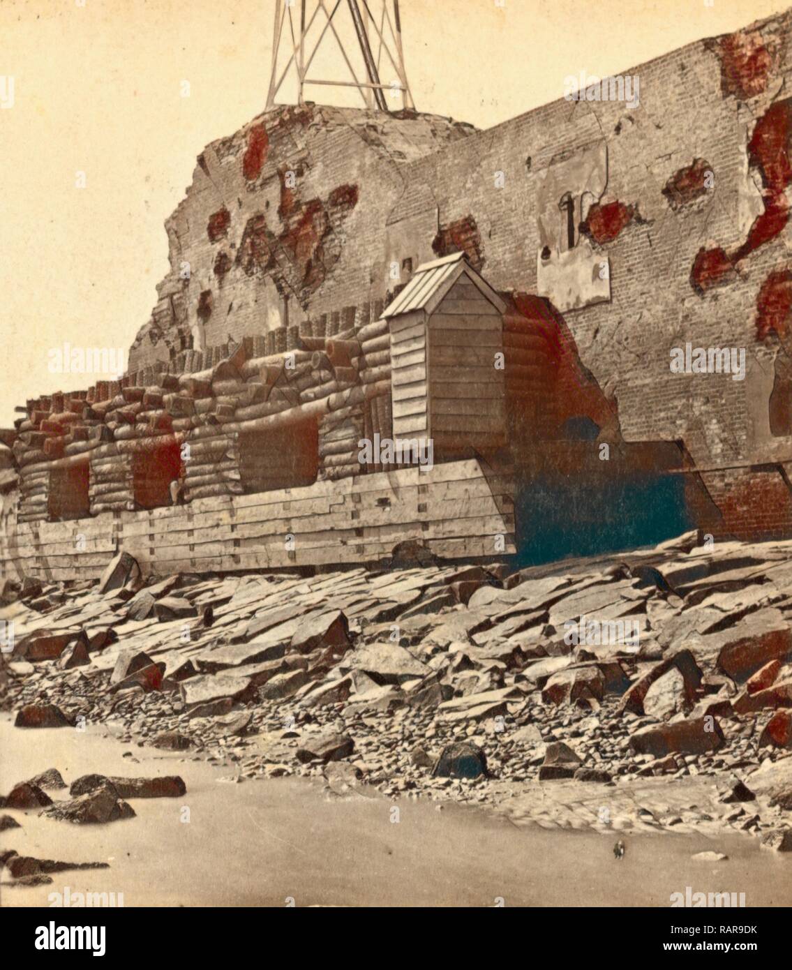 Palmetto fortifications on the channel side of Fort Sumpter (i.e ...