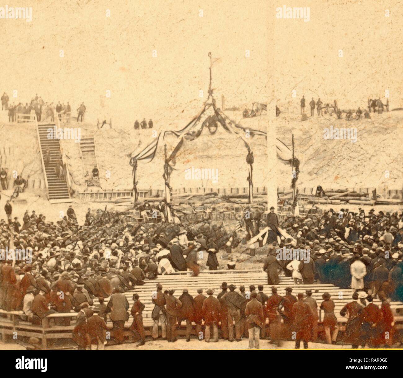 Interior of Fort Sumpter (i.e. Sumter), Charleston Harbor, S.C., April ...