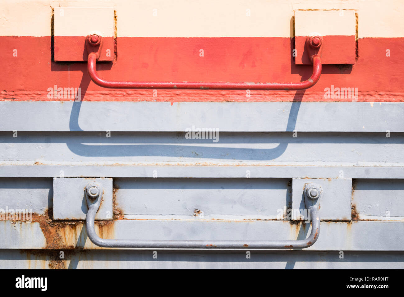 Old train parts hi-res stock photography and images - Alamy