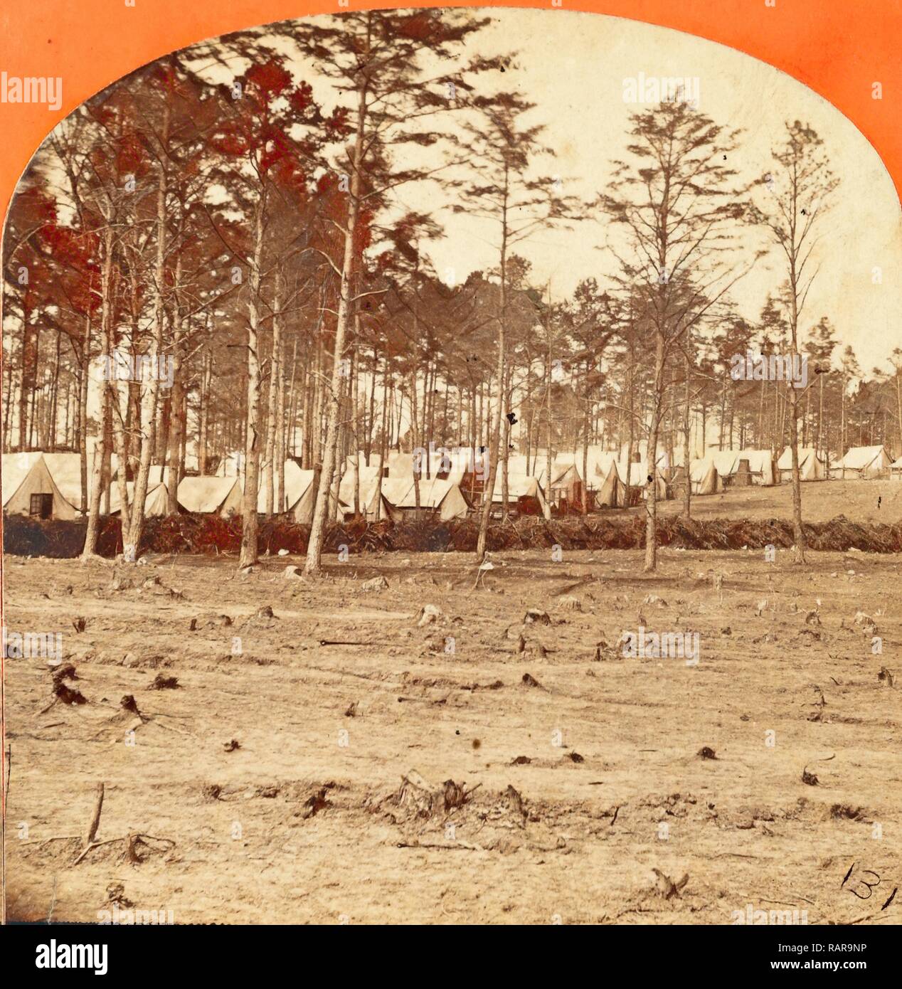 Headquarters Army of the Potomac, Brandy Station, Va., April, 1864, US ...