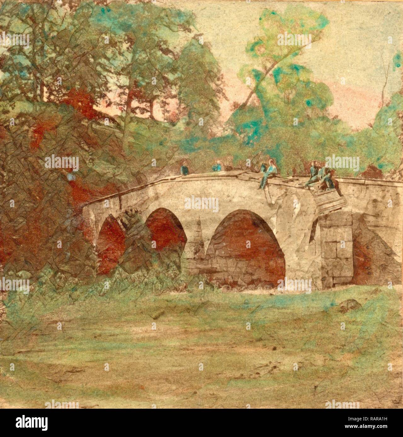 Burnside Bridge, eastern view, US, USA, America, Vintage photography ...