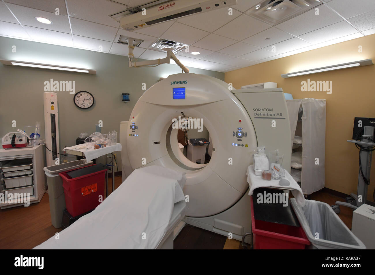 DECEMBER 03: Medical Equipment Image of CT Scan Machine Credit MPI22 ...