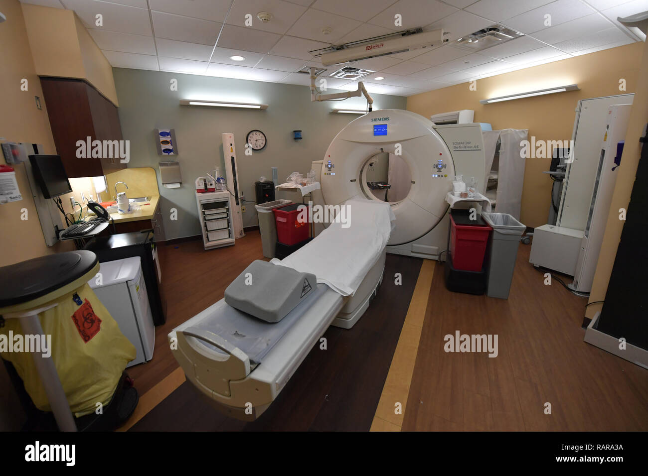 DECEMBER 03: Medical Equipment Image of CT Scan Machine Credit MPI22 ...