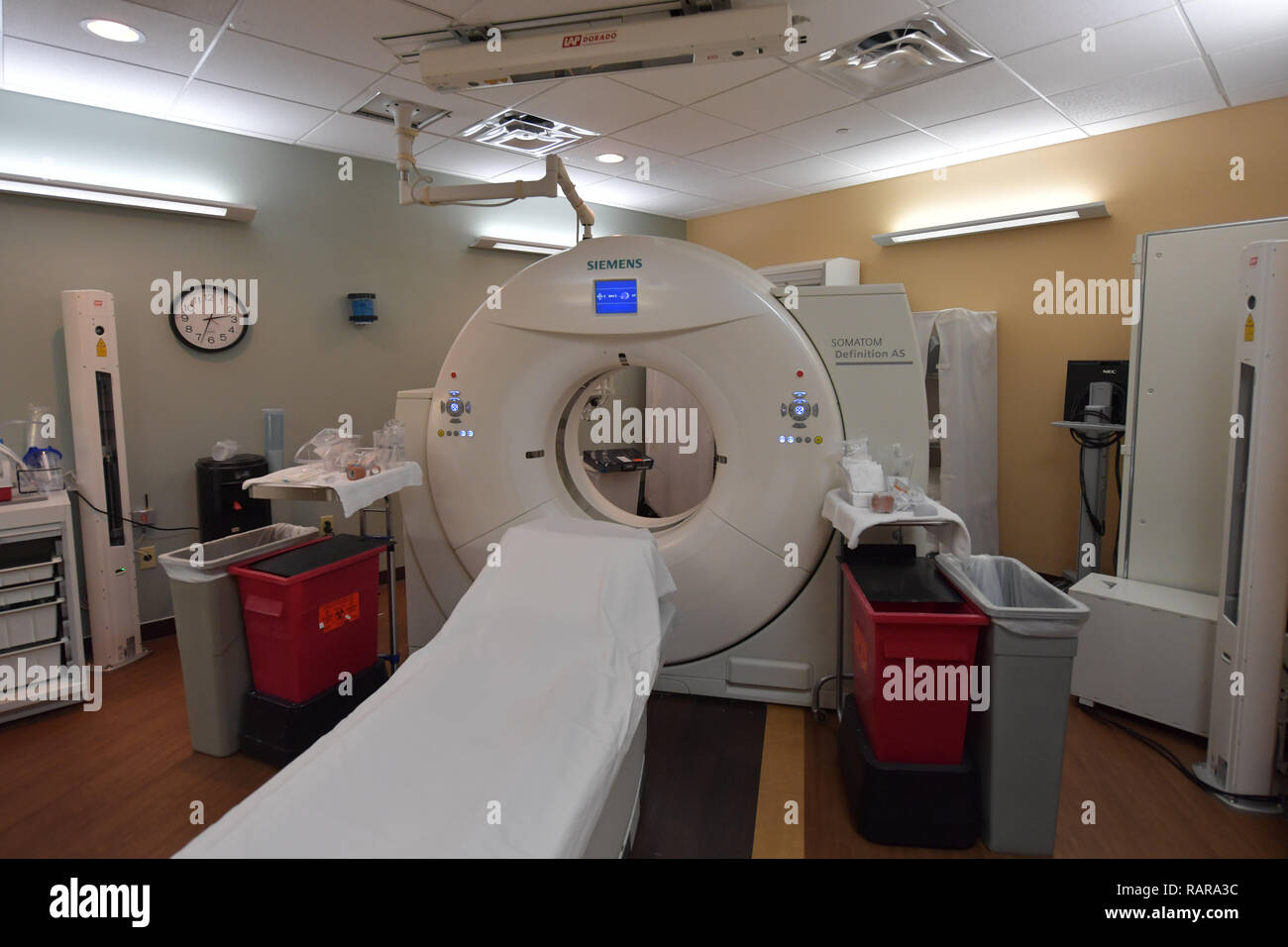 DECEMBER 03: Medical Equipment Image of CT Scan Machine Credit MPI22 ...