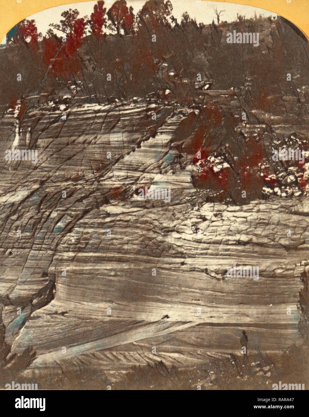 Cross bedded sand stone, Kanab, Utah, US, USA, America, Vintage ...