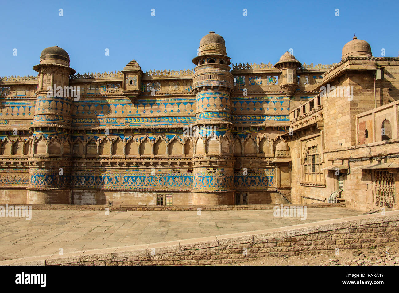 Gwalior fort in Madhya Pradesh, India Stock Photo - Alamy