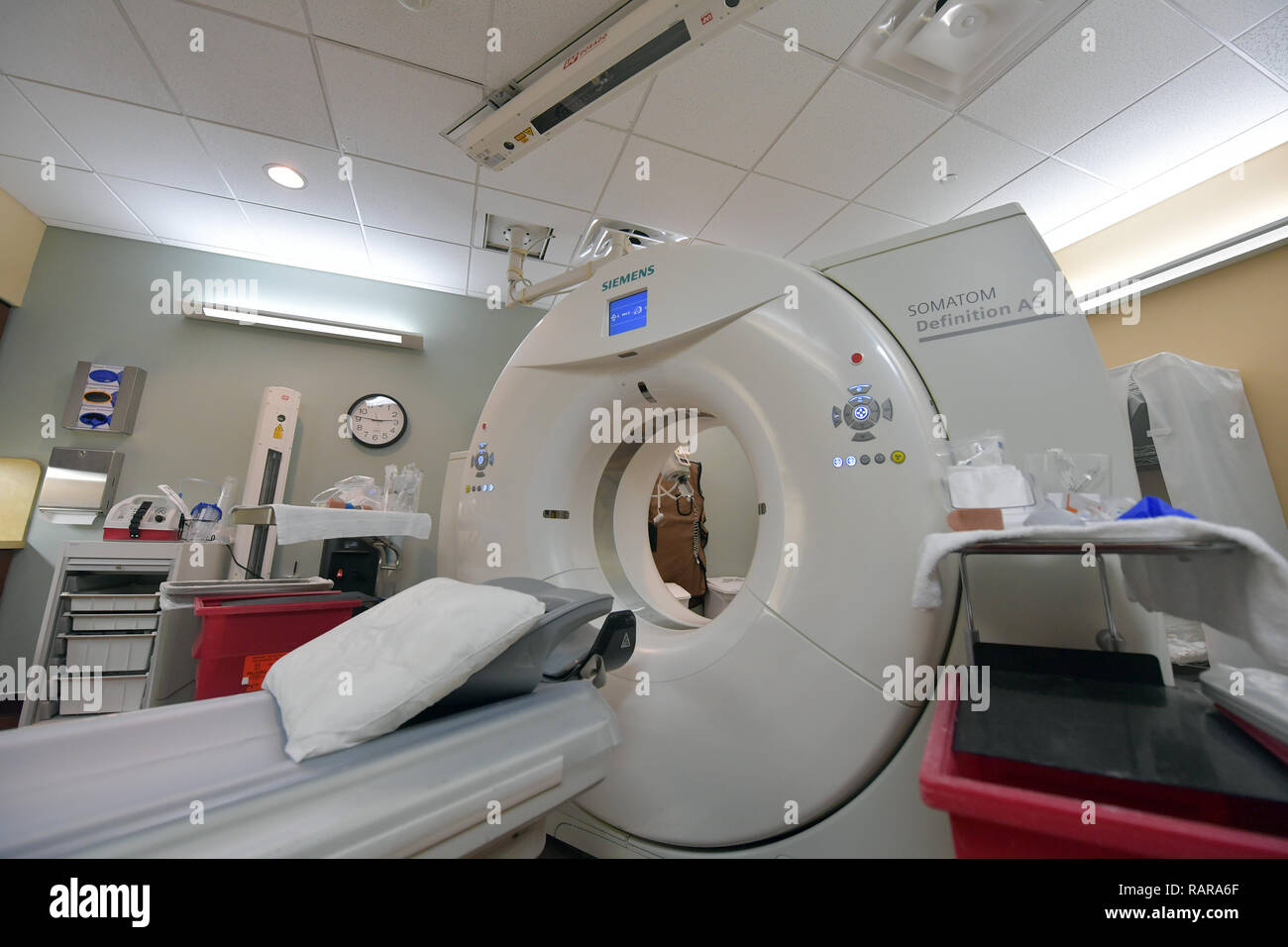 DECEMBER 03: Medical Equipment Image of CT Scan Machine Credit MPI22 ...