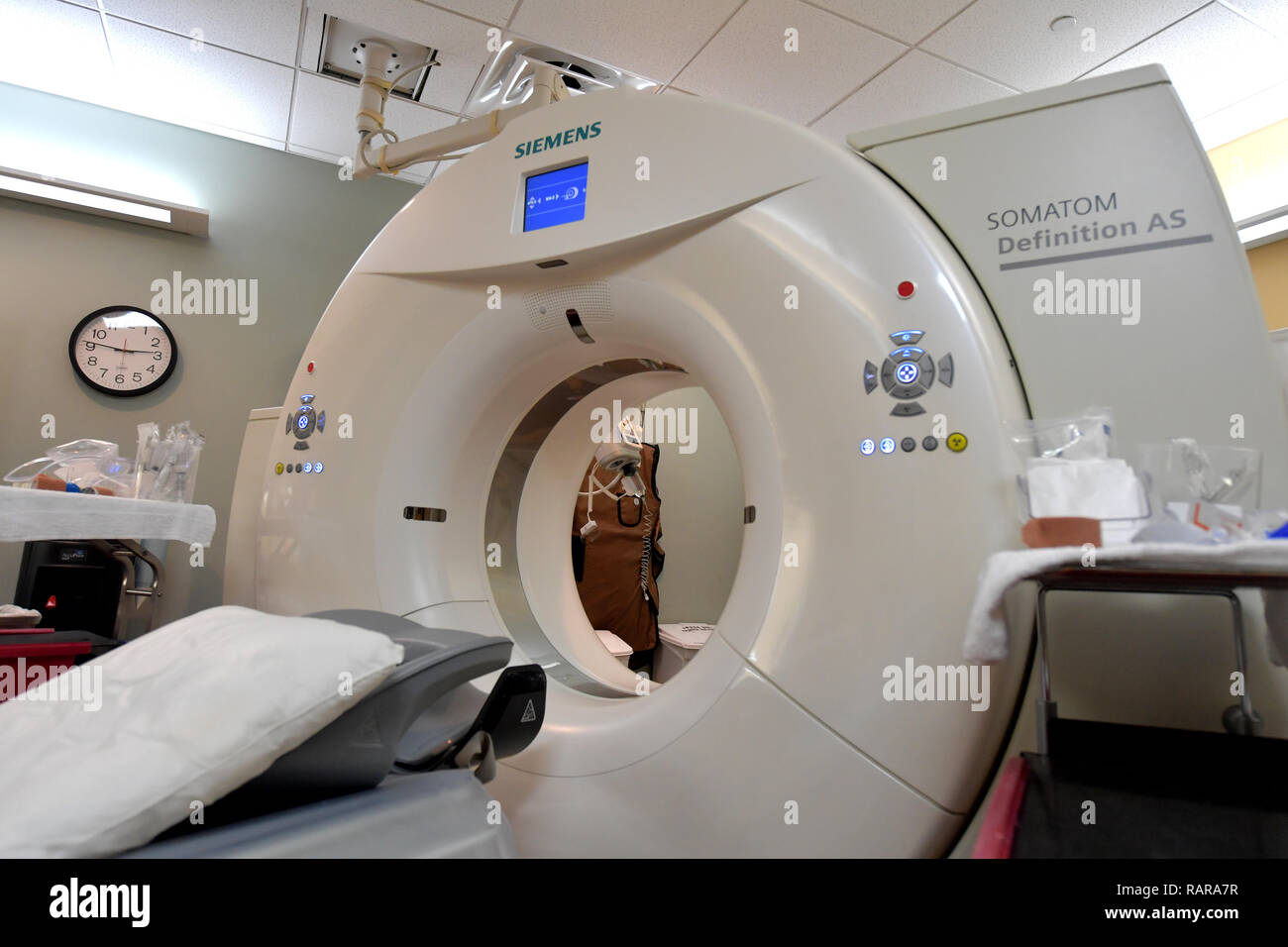 DECEMBER 03: Medical Equipment Image of CT Scan Machine Credit MPI22 ...