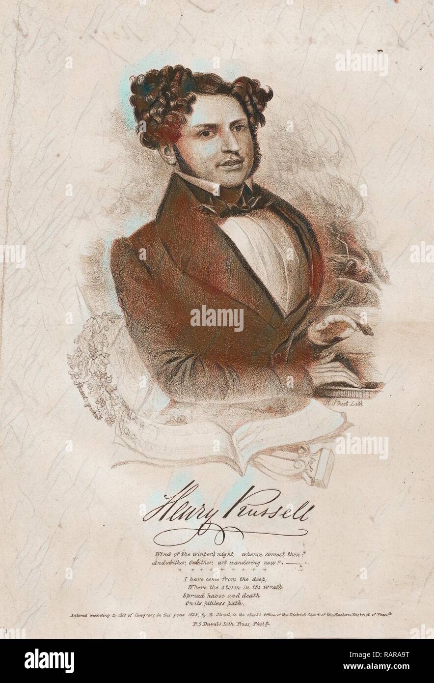 Henry Russell / R. Street pinxt., R. Street lith., Street, Robert, 1796 ...